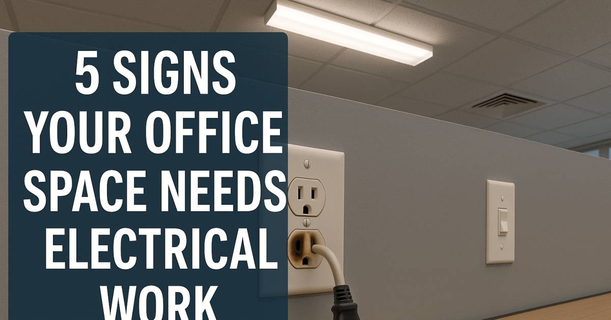 5 Signs Your Office Space Needs Electrical Work - TYFAR Electric Inc.